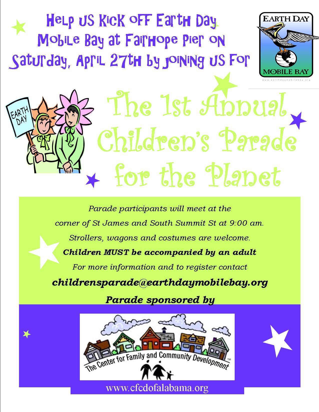 Children's Parade for the Planet at Earth Day Mobile Bay